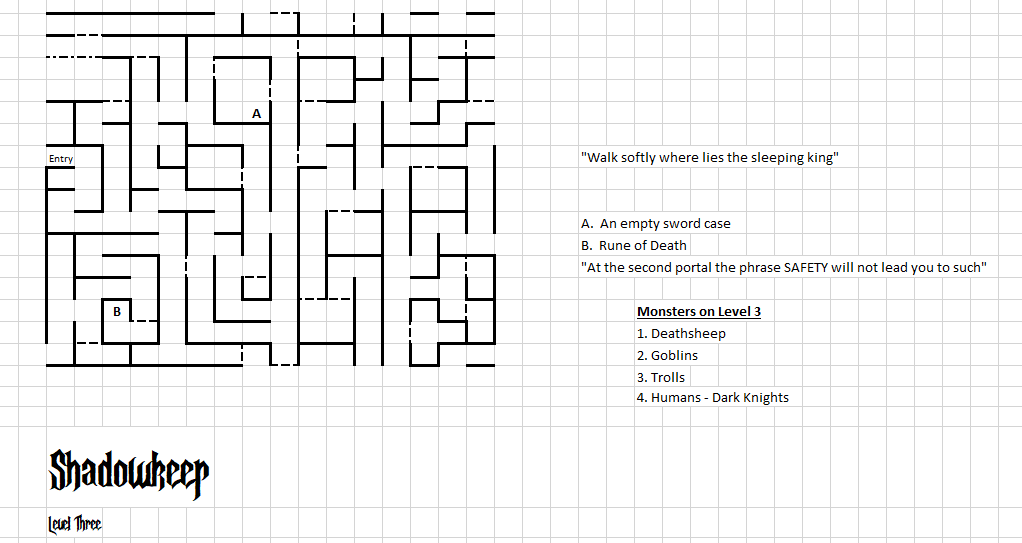 Game #227: Shadowkeep (1984) Part Two: Mapping Levels 2 & 3 – Retro ...